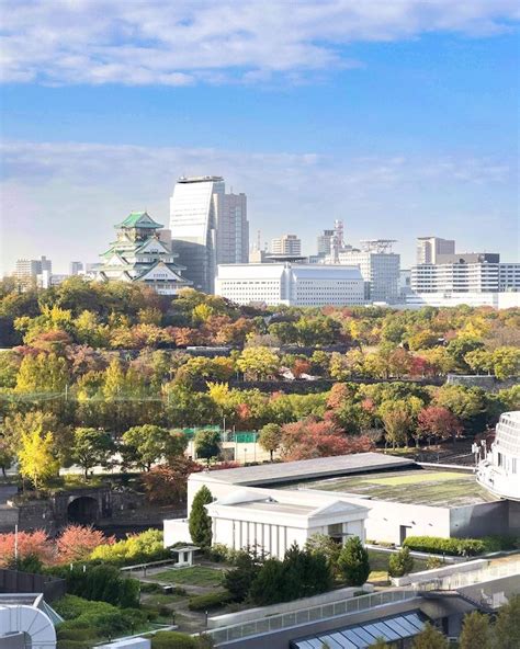 大阪ビジネスパークの紅葉 OBP大阪ビジネスパーク協議会