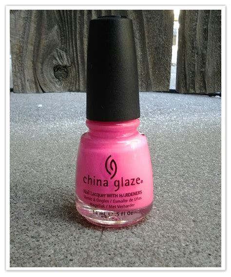 What I Blog About When I Blog About Books China Glaze Shocking Pink