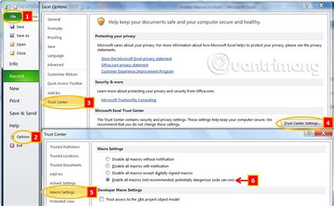 How To Enable Macros On Excel