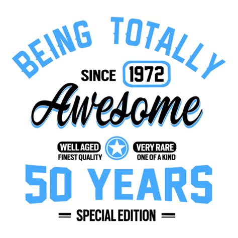 50 Years Of Being Totally Awesome Póló Minta Pólómánia