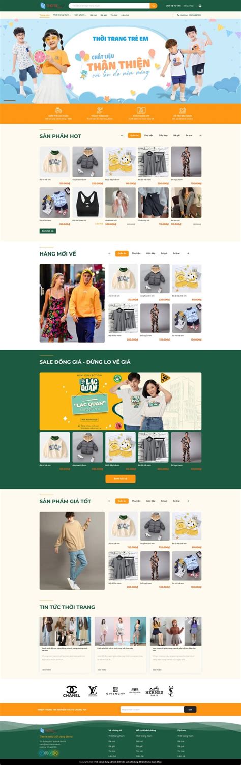 Source Code Mẫu Website Bán Thời Trang Trẻ Em 47 Chuẩn đẹp 2025 Themevip Source Code Mẫu