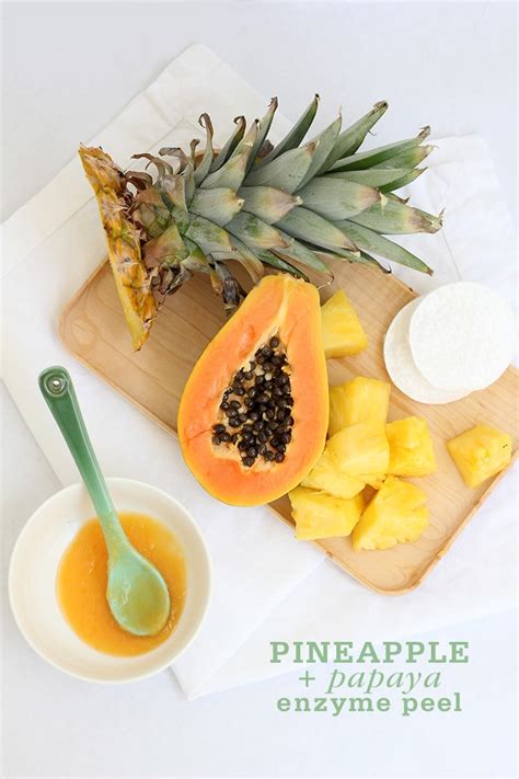 Pineapple Papaya Enzyme Peel Freutcake
