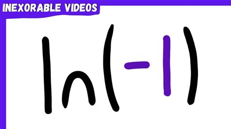 what is the natural log of 1 complex numbers youtube