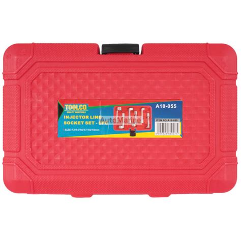 6 Piece Fuel Injector Line Socket Set