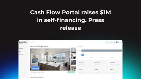 Real Estate Syndication Software Cash Flow Portal Raises 1 Million