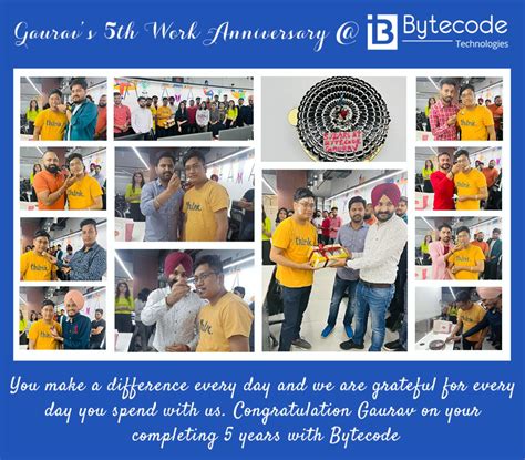Bytecode Technologies Pvt Ltd On Linkedin 5years Dedication Accomplishment Proudmoment…