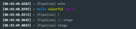 Terminal Color Are Not Rendered Correctly · Issue 187 · Jenkinsci