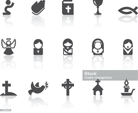 크리스티앙 아이콘 Simple 블랙 시리즈 수녀에 대한 스톡 벡터 아트 및 기타 이미지 수녀 아이콘 교회 Istock
