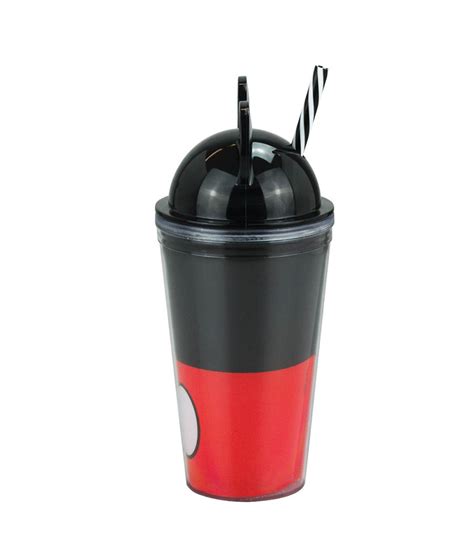 Copo Canudo Orelhas Mickey 450ml Disney DDF8851 MK1 D