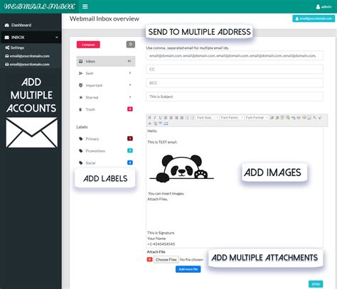 Laravel Inbox By Softbranch Web Services Codecanyon