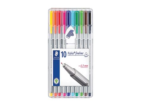Staedtler Triplus Fineliners Set Of 10 Arthood