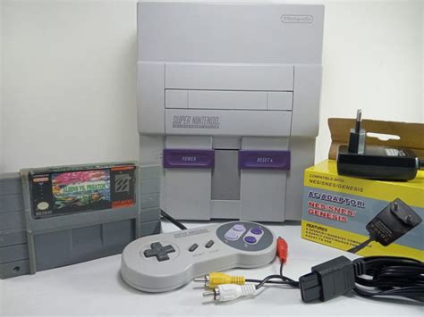 Console Snes Super Nintendo Fat Ler Descrição Console de Videogame Nintendo Usado 86694767