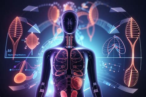 Premium Ai Image Medical Technology Scans The Human Body Along With