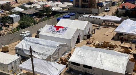 Gaza Red Cross Opens New 60 Bed Field Hospital