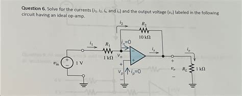 Solved Question Solve For The Currents And I And Chegg