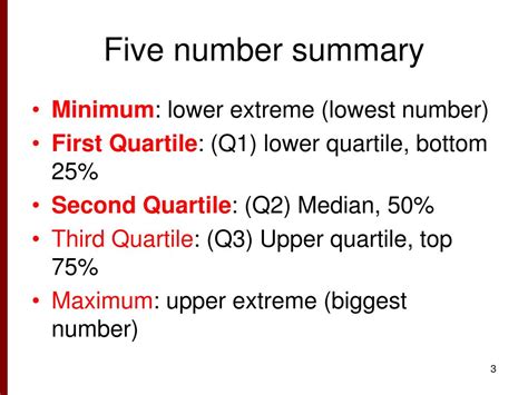 Ppt 13 Five Number Summaries And Box Plots Powerpoint Presentation