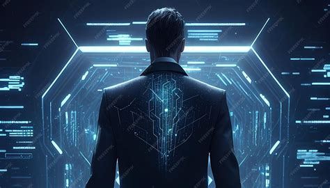 Premium Ai Image Data Flow Networking Manager Work With Holograms Digital Data Netwoking