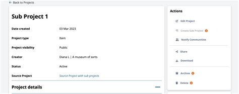 Sub And Related Projects Local Contexts
