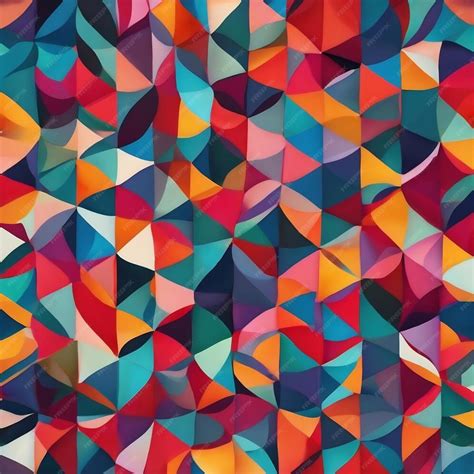 Premium Photo Seamless Repeatable Abstract Geometric Pattern