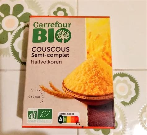 Couscous Bio Semi Complet Carrefour Bio La Boîte De 500g Communauté