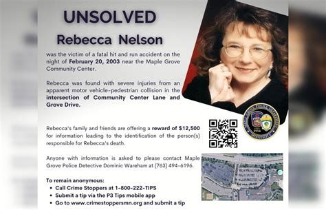 Maple Grove Police Renew Plea For Tips In 2003 Fatal Hit And Run