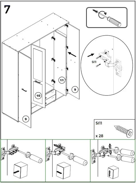 Dedeman D42s Calin Bedroom Wardrobe Instructions