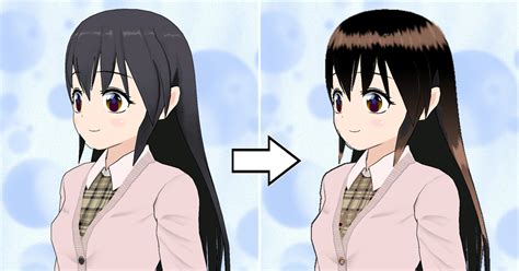 コミpo コミpo！で髪をグラデーション化 Airgakuのイラスト Pixiv