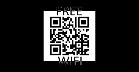 Free Wifi QR Code Never Gonna Give You Up Wifi Code Pin TeePublic