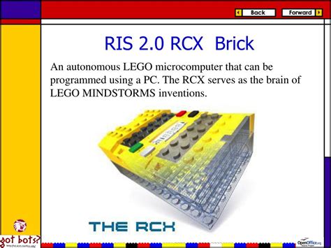 ppt lego mindstorms hitachi h8 based rcx brick powerpoint