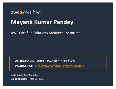 mayank pandey on linkedin aws awscertified awscertification
