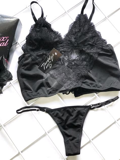 Sex Appeal 350 ¡ultimo En 90 Negro Lenceria Mi Luna Distribuidora