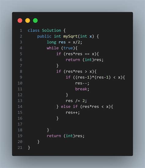ofleetcode leetcode binarysearch mathincode java codingpractice dsa… zaheer abbas