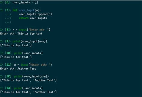 ذخیره کردن ورودی کاربر در کدمحیط کدزنی پایتون