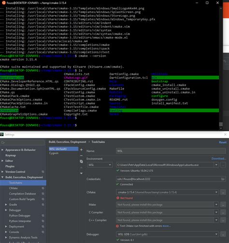 Compiling Clion Wont Track Compiler Via Wsl Ask Ubuntu