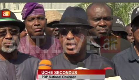 Pdp Leadership Crisis Uche Secondus Suspended By His Ward Ait Live