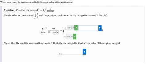 Answered The “weierstrass Substitution T … Bartleby