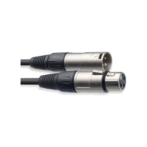 Кабел за микрофон Stagg Xlr 10 м черен Emag Bg