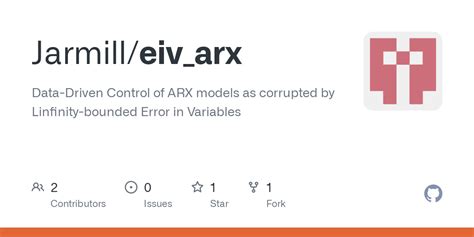 GitHub Jarmill Eiv Arx Data Driven Control Of ARX Models As