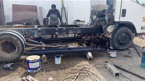 How To Rebuild A Chassis Repairing And Upgrading And Fitting The Recovery Vench Truck World