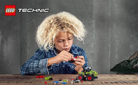 Lego Technic Mini Claas Xerion Toy Tractor Building Kit New Pieces Stacking