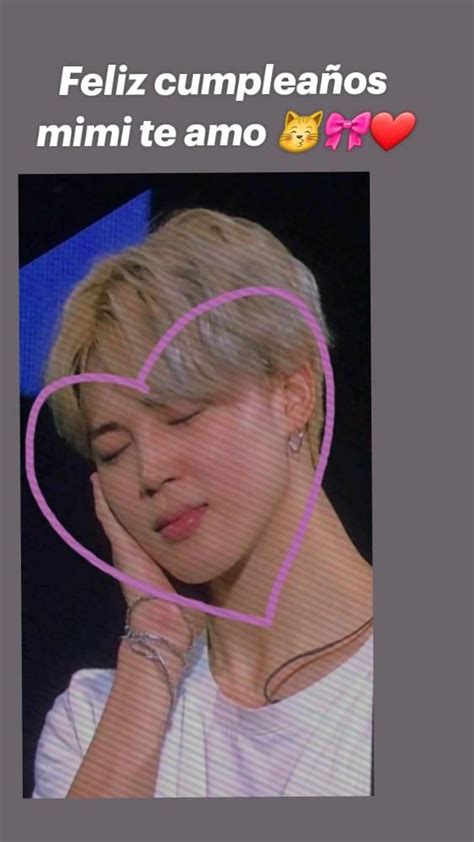 Feliz Cumpleaños Mimi Te Amo 😽🎀 Feliz Cumpleaños Fotos De Jimin Foto