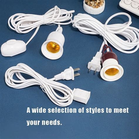 Cod 5m E27 Lamp Holder Base Bulb Socket Cable Extension 009 Shopee Philippines