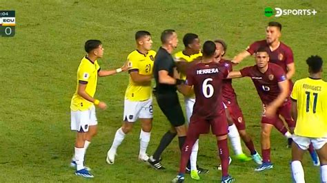 Tarjeta Roja Ecuador Vs Venezuela En Vivo Por Las Eliminatorias