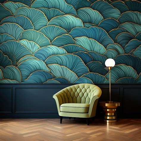 Premium Photo Texture Wallpaper Design Interior Pattern Design