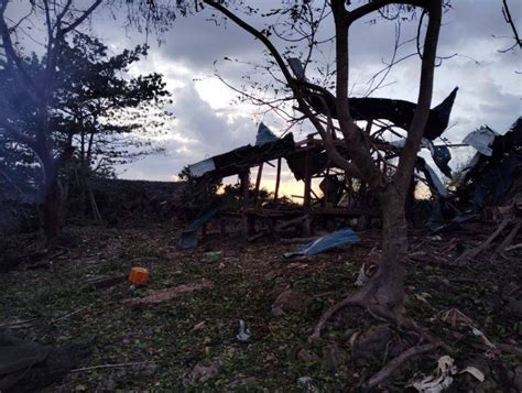 တောင်ကုတ်ကို စစ်ကောင်စီဗုံးကြဲမှု စစ်ဘေးရှောင်အရပ်သားများ ထိခိုက်သေဆုံး Bur Mizzima Com