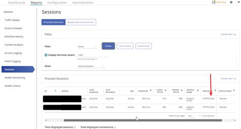 Verify That Fwd Is Visible For Each Server Connection