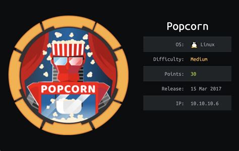 popcorn hackthebox 喵喵喵喵 愚かな人間