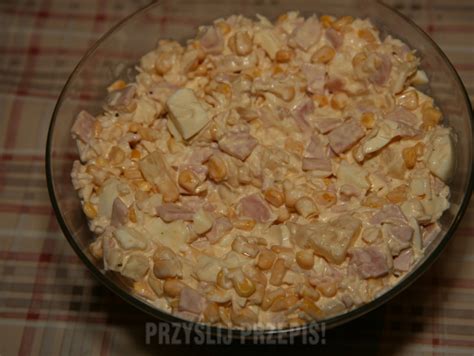 Sałatka z selerem i kukurydzą przepis PrzyslijPrzepis pl