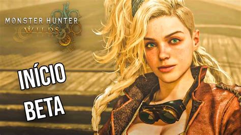 Início Da Beta De Monster Hunter Wild No Ps5 Dublado Pt Br Youtube