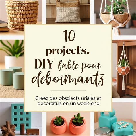 10 Projets Diy Faciles Pour Débutants Créez Des Objets Utiles Et Décoratifs En Un Week End
